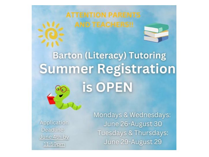 LDA-Moncton's Summer 2023 Barton Reading & Spelling Program ...