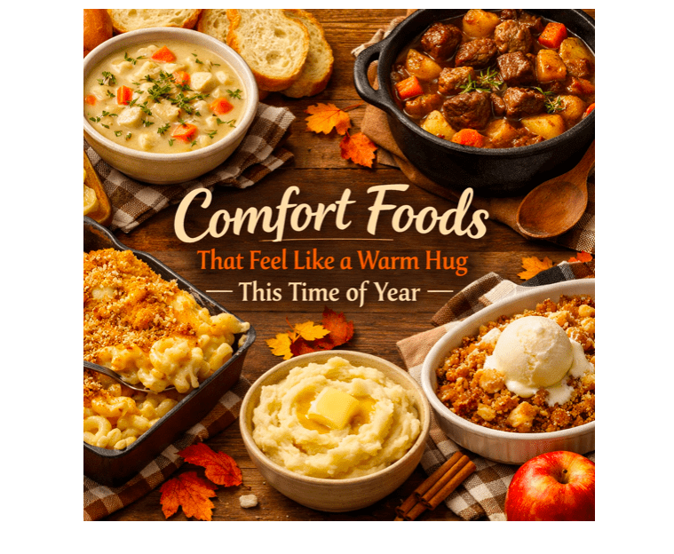 Comfort Foods That Feel Like a Warm Hug This Time of Year - Nouzie